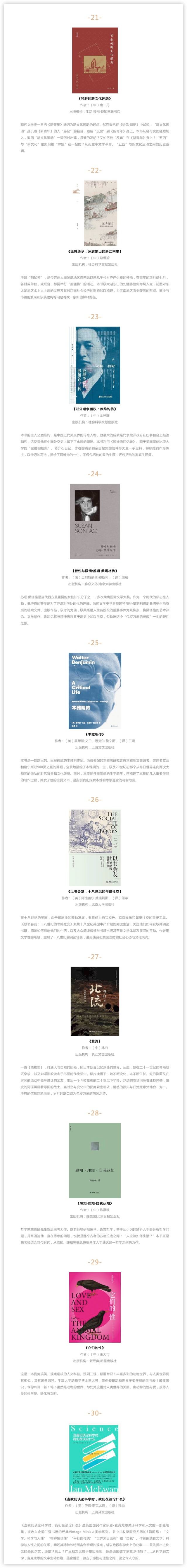 2022深圳读书月年度十大好书30本入围书目正式发布