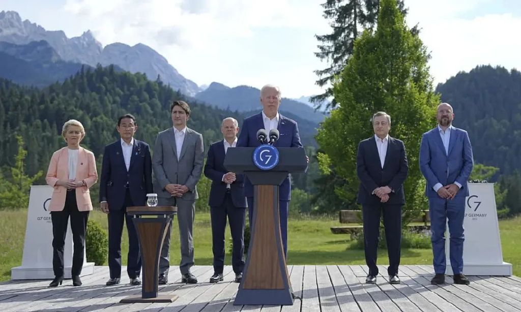 拜登：G7全球基建计划拟筹6000亿美元